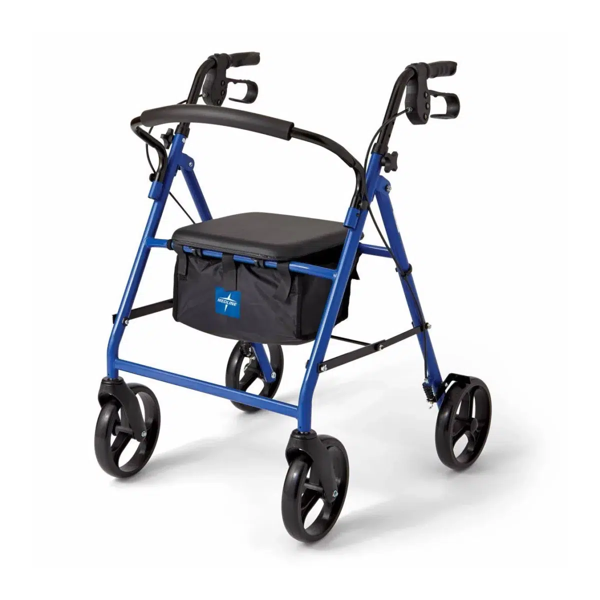 Medline Basic Steel Rollator with 8" Wheels - Medfirst Homecare