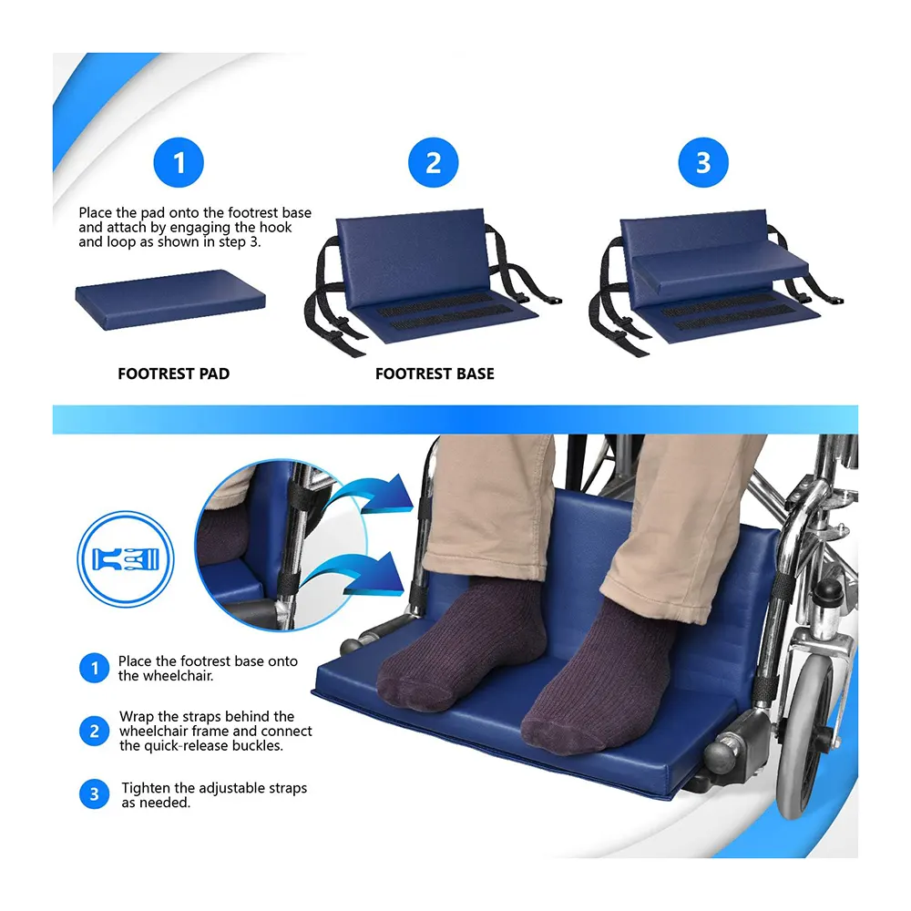 NYOrtho Footrest Extender Leg Rest Pad - Medfirst Homecare