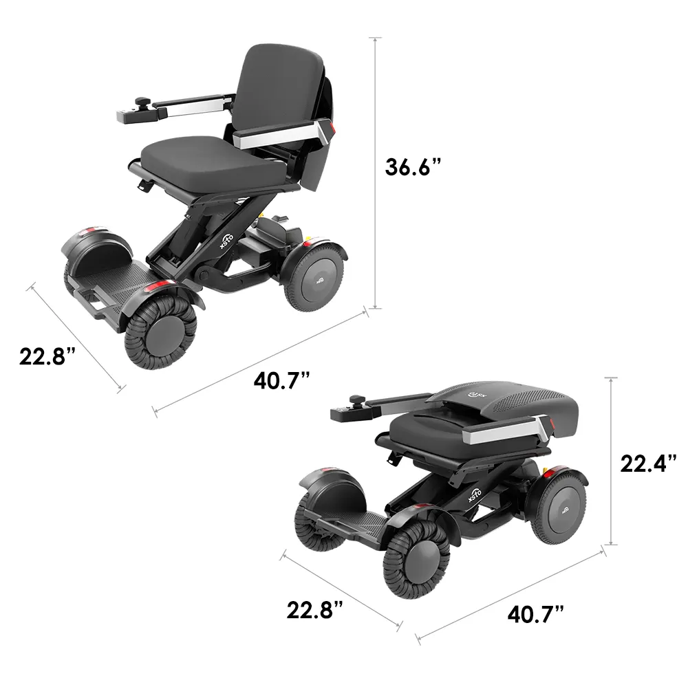 XSTO M4/M4H Self Balancing Power Wheelchair - Medfirst Homecare